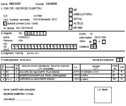 Cum arată reţeta electronică şi ce trebuie să ştii despre ea ...