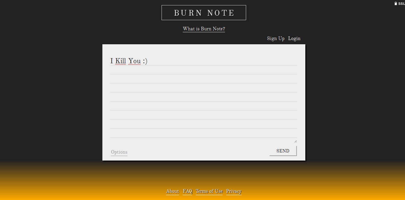 Burn Notes a creat un serviciu de mesaje care se autodistrug ...