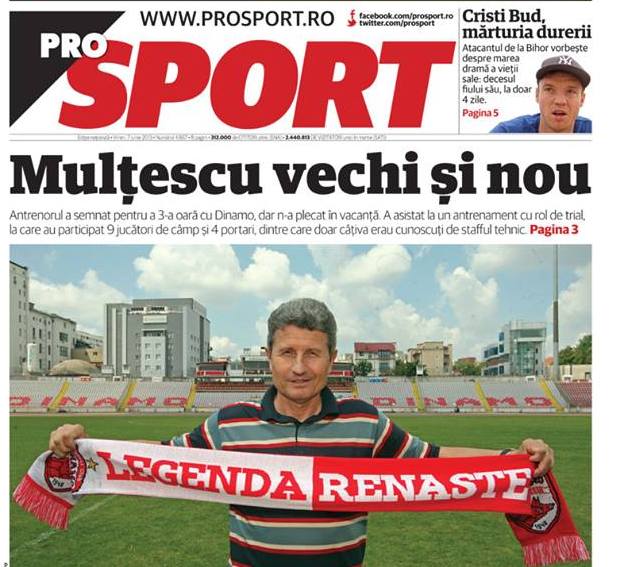 Cotidianul ProSport dispare. Va fi înlocuit cu un supliment al Ziarului ...