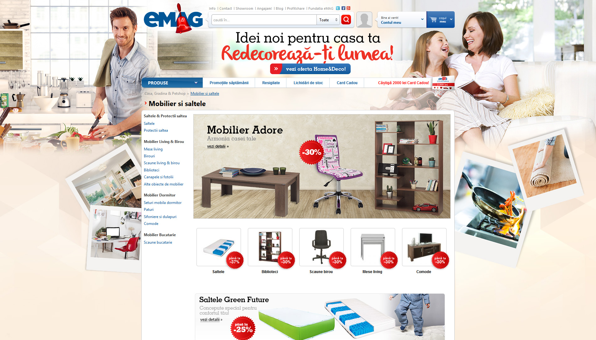 Magazinul online eMAG lansează categoria "Home&Deco" - Economica.net