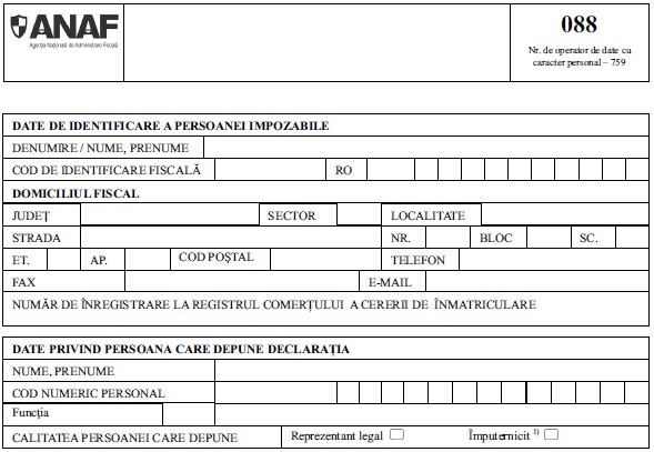 ANAF elimină şapte tipuri de documente din Declaraţia 088 - Economica.net