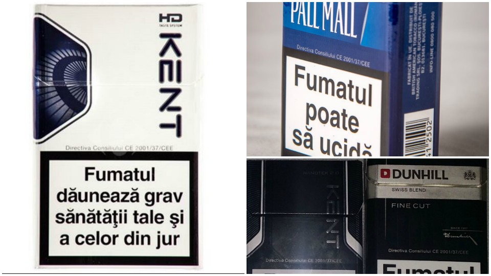 S-au scumpit ţigările. Noile preţuri la Kent, Pall Mall, Dunhill şi ...