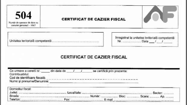 Contribuabilii pot solicita şi primi online cazierul fiscal - Economica.net