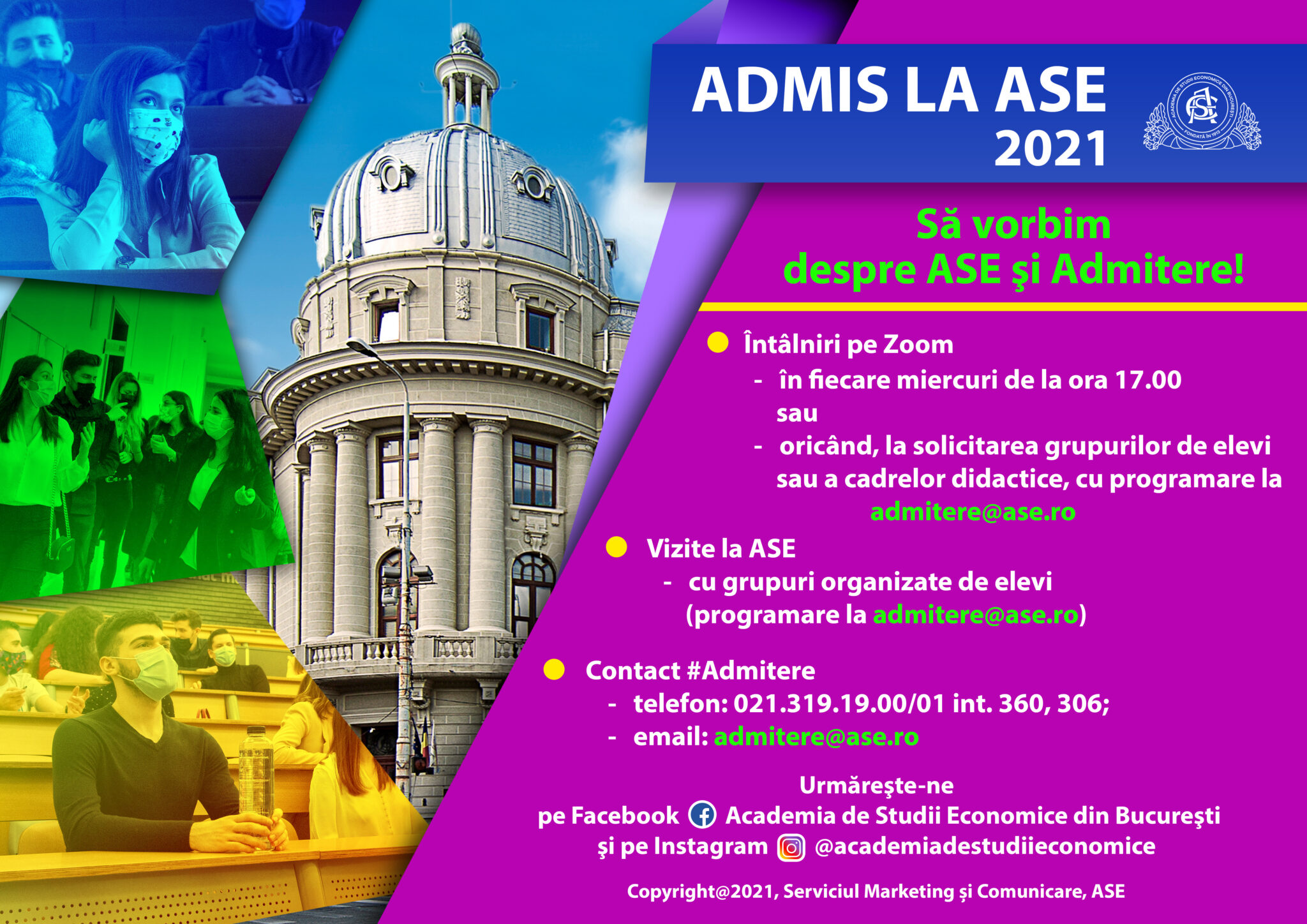 ADMITERE ASE 2021 la programele de studii universitare de LICENȚĂ ...