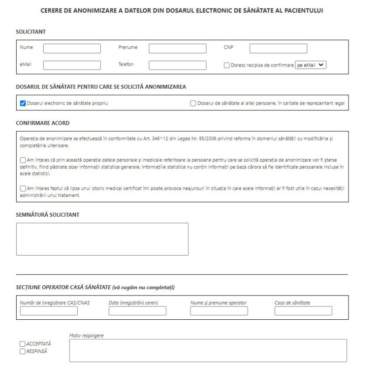 Dosarul electronic de sănătate a devenit funcţional cu opţiunea să vă ...