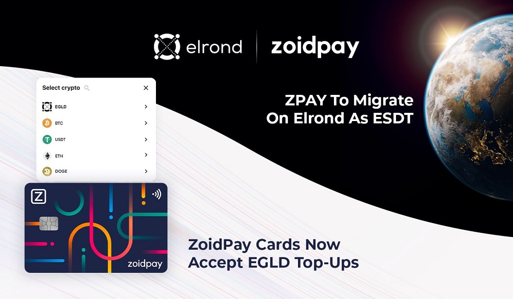 ZoidPay implementează EGLD și anunță că va migra ZPAY pe Elrond ...