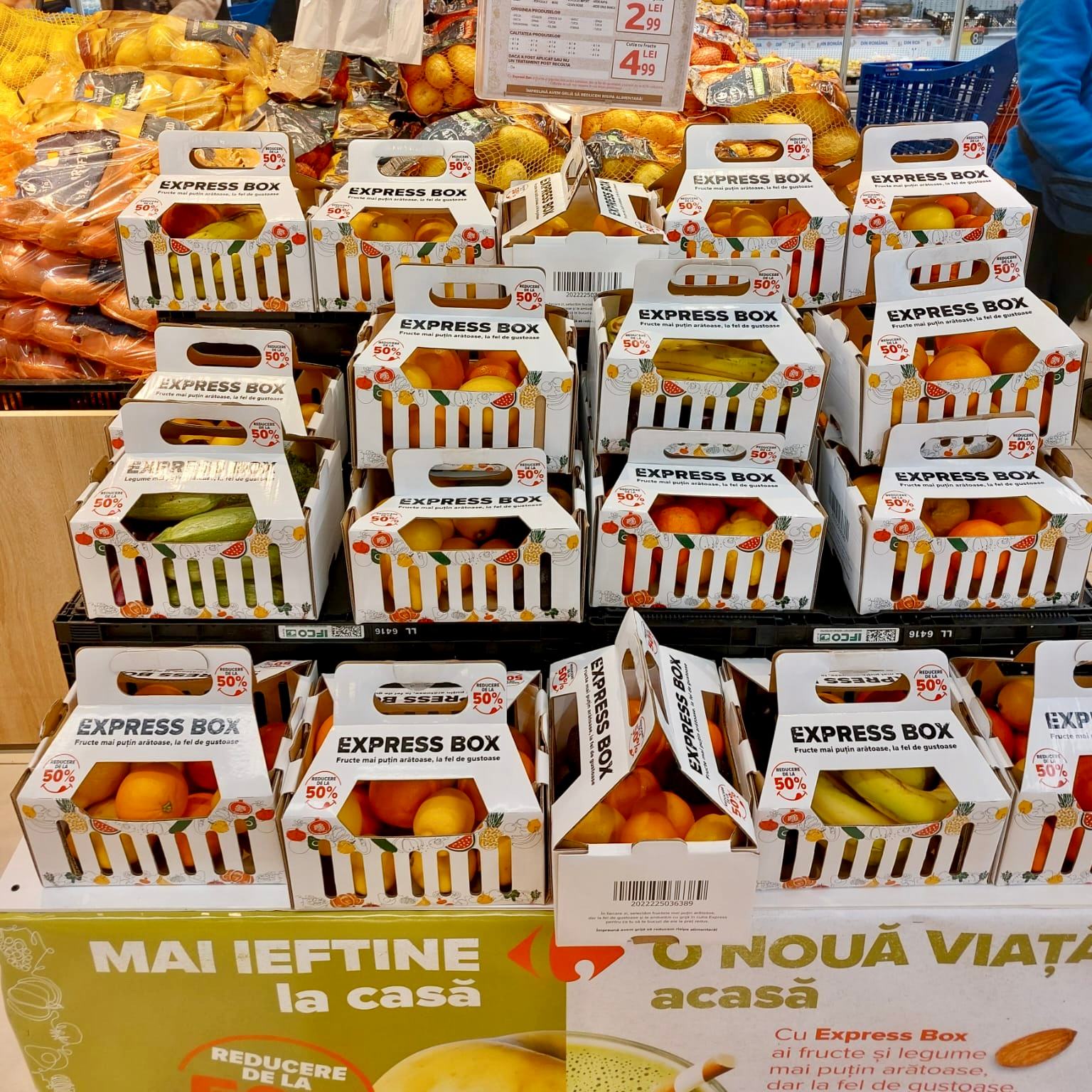 Ofertă inedită la Carrefour. Retailerul vinde fructe și legume pentru ...