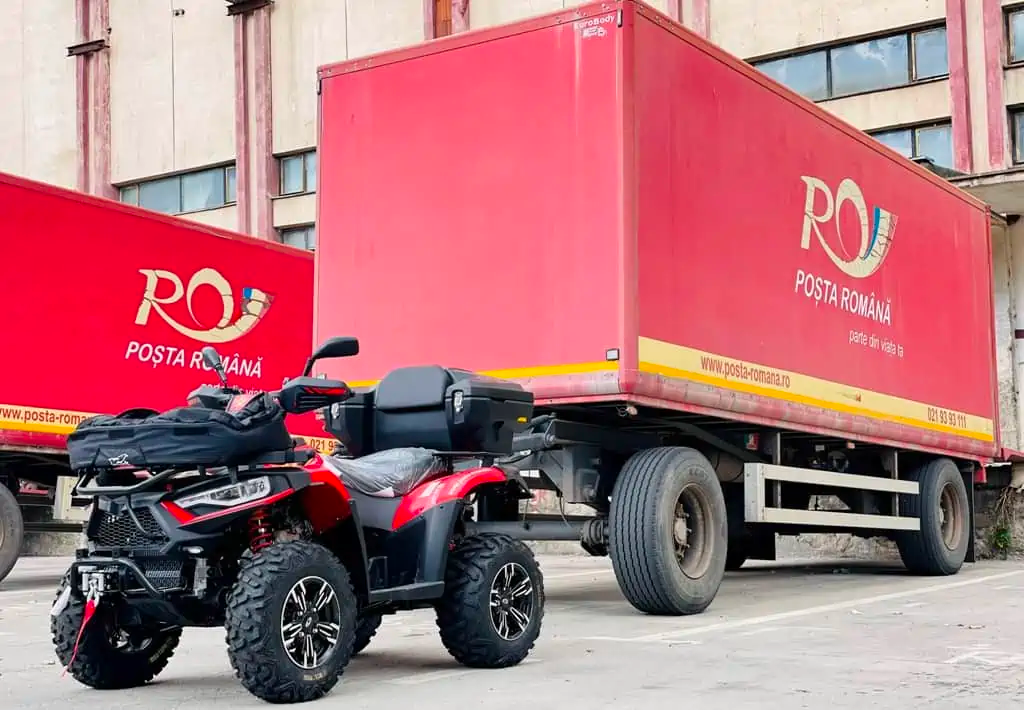 Poşta Română a cumpărat patru ATV-uri pentru distribuirea ...