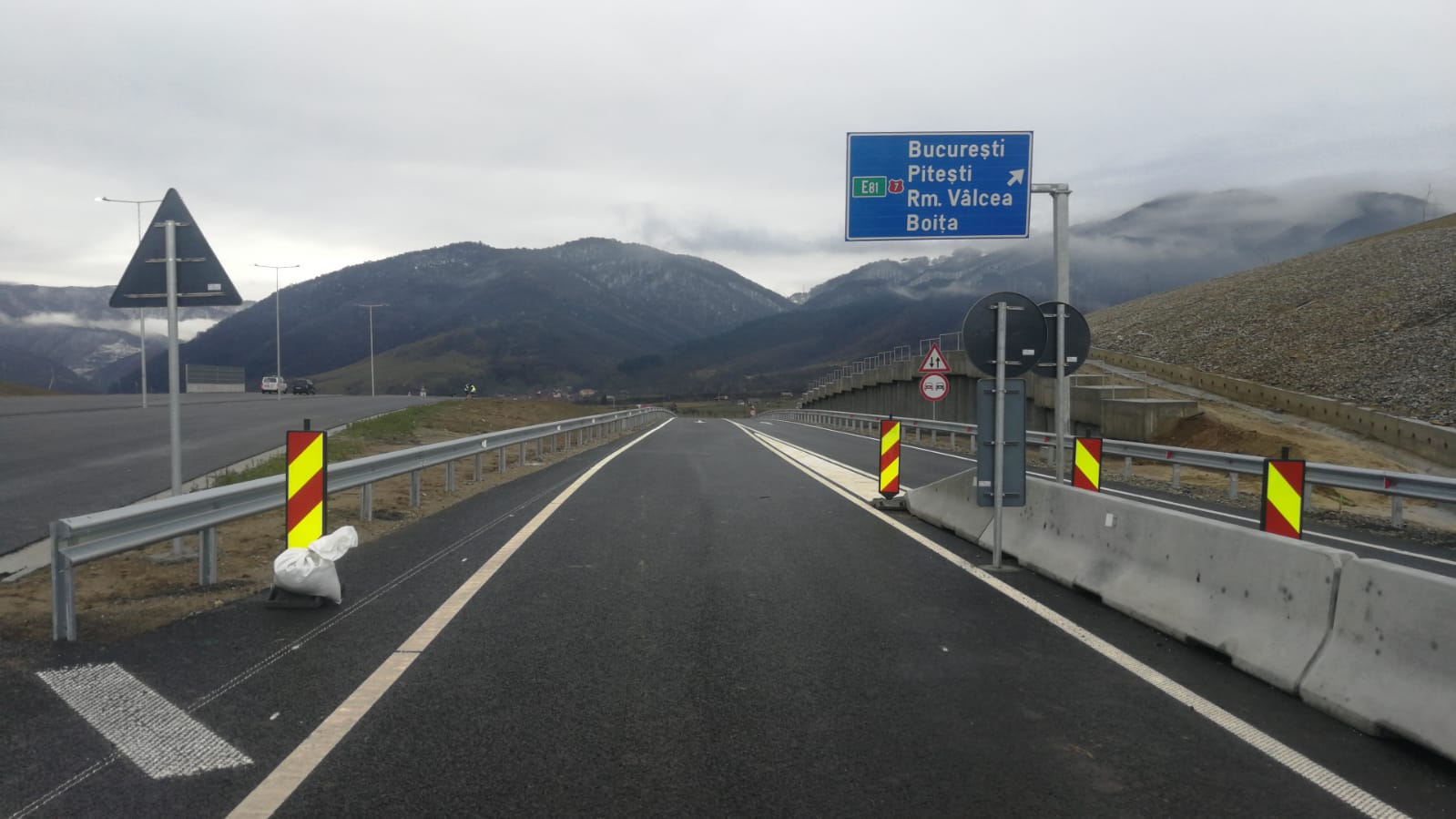 Primii kilometri din Autostrada Sibiu - Pitești au fost dați în trafic VIDEO Update - Economica.net