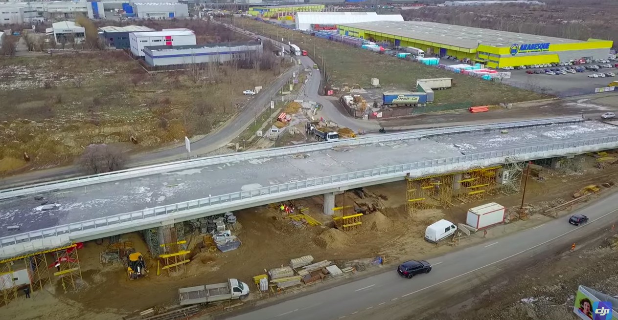 Pasajul de la intrarea A2 în Capitală prinde contur. Inaugurarea, estimată la primăvară VIDEO ...