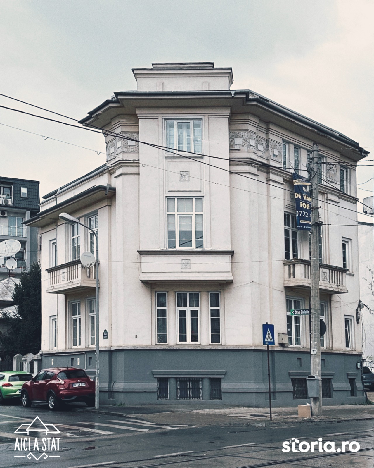 O vilă monument istoric Art Deco din apropiere Dealului Mitropoliei a ...