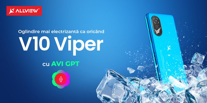 Allview lansează noul telefon Viper V10 compatibil cu AVI GPT, la un preț accesibil - Economica.net