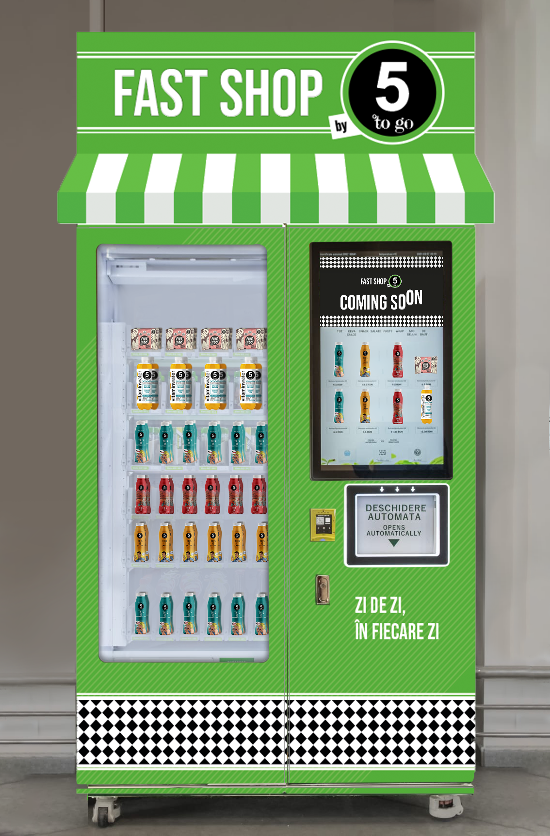 5 to go a preluat o mică rețea de vending snacks, pe care o va dezvolta ...