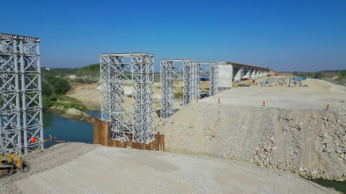 Calea ferată București - Giurgiu: Imagini noi cu Podul de la Grădiștea ...