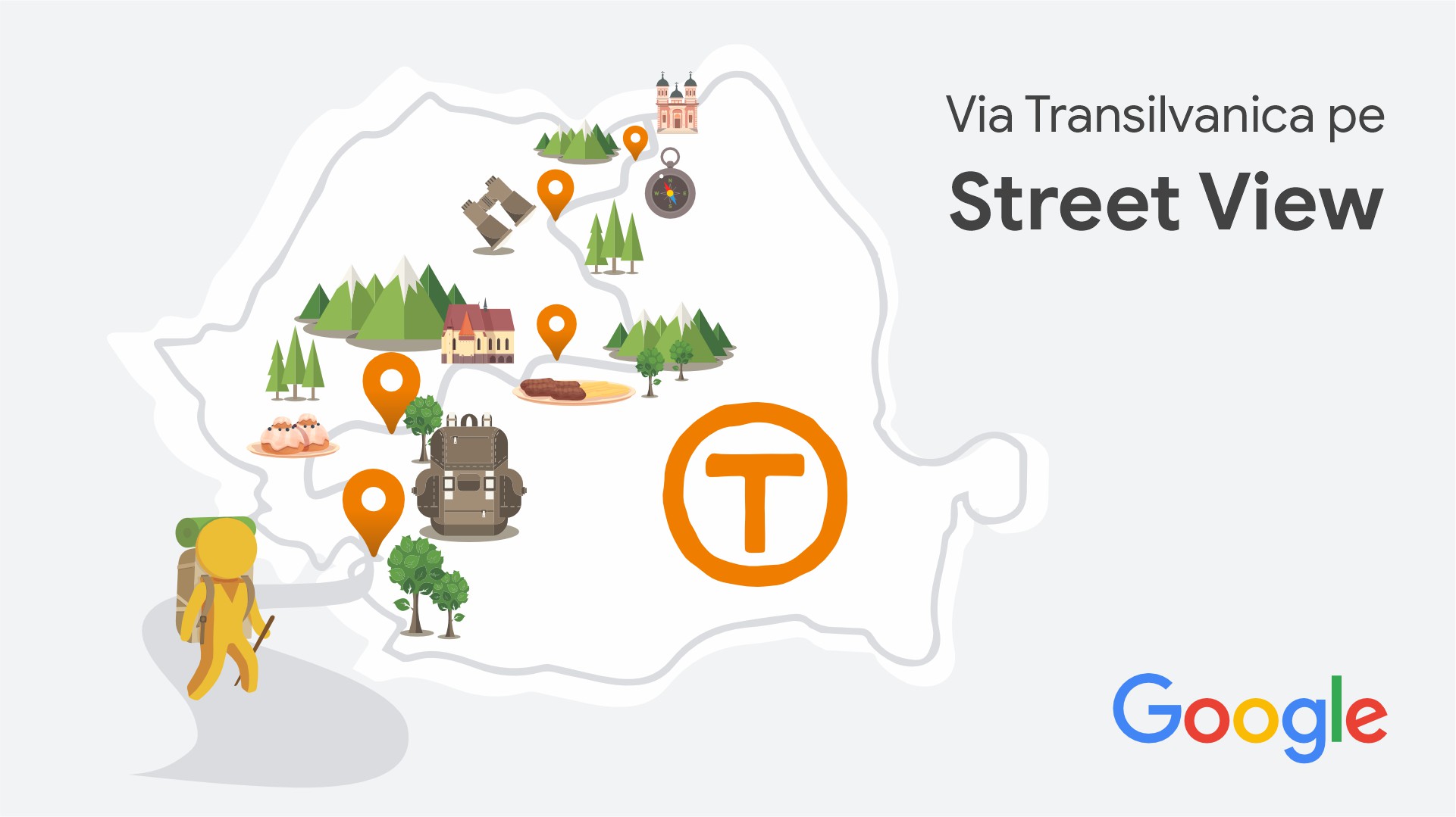 Via Transilvanica poate fi explorată virtual pe Google Street View ...
