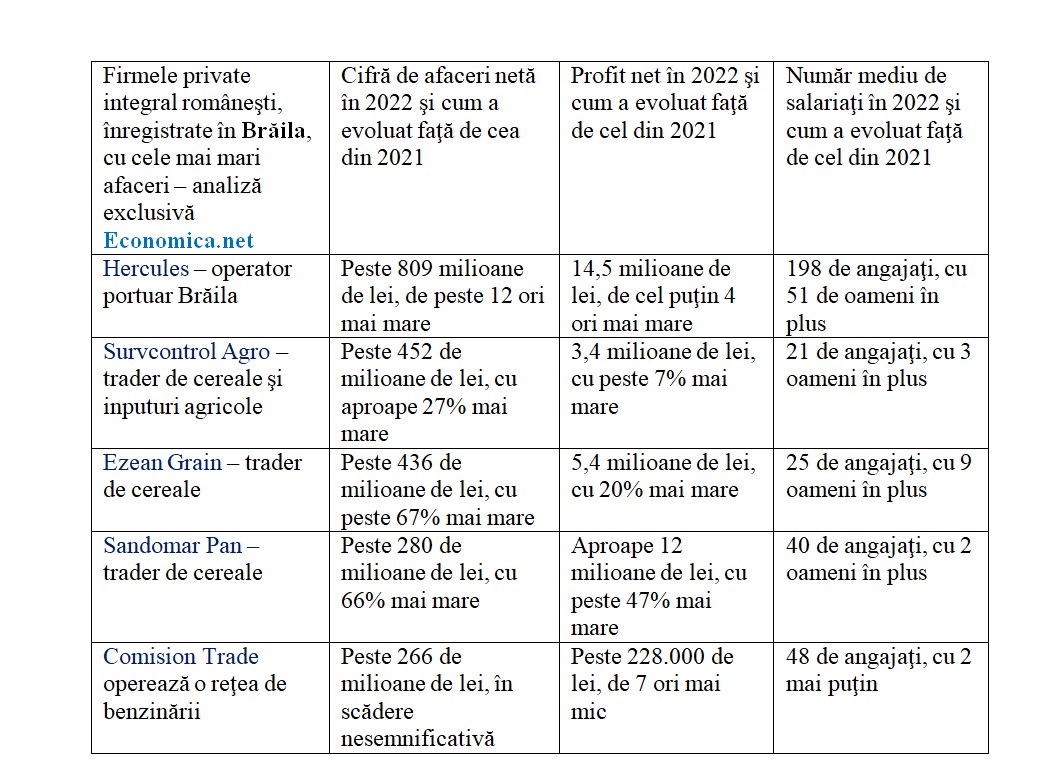 Cele mai puternice firme private integral româneşti din fiecare judeţ ...