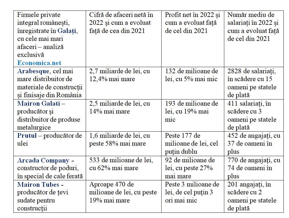 Cele mai puternice firme private integral româneşti din fiecare judeţ ...