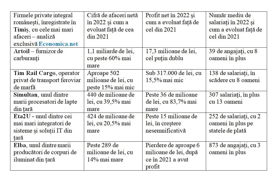 Cele mai puternice firme private integral româneşti din fiecare judeţ ...