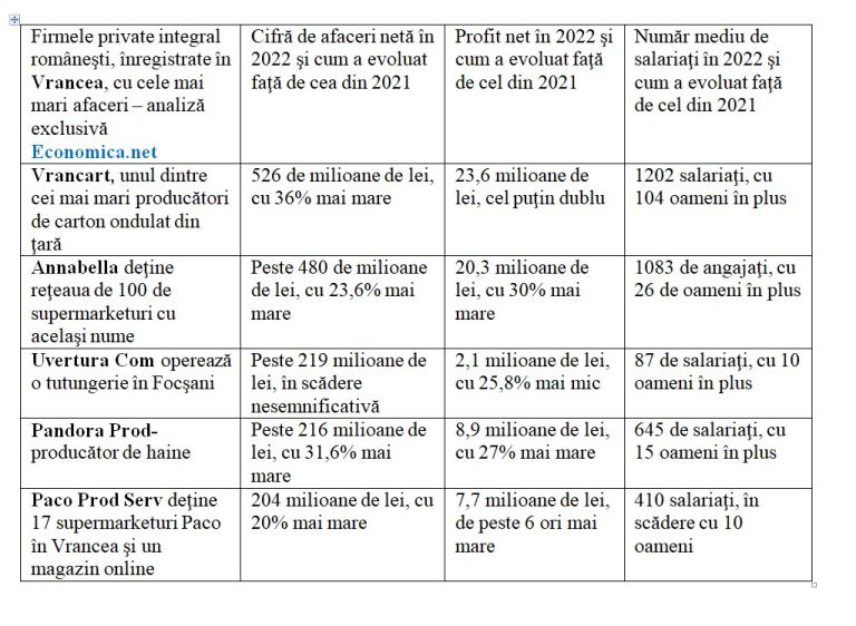 Cele mai puternice firme private integral româneşti din fiecare judeţ ...