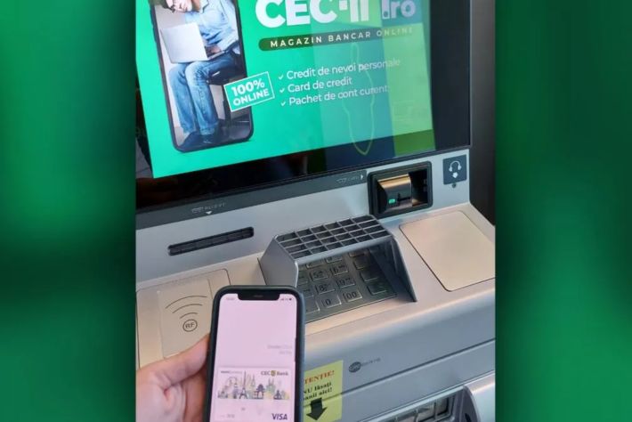 CEC Bank oferă posibilitatea de a retrage numerar de la ATM/MFM pe baza unui cod QR - Economica.net