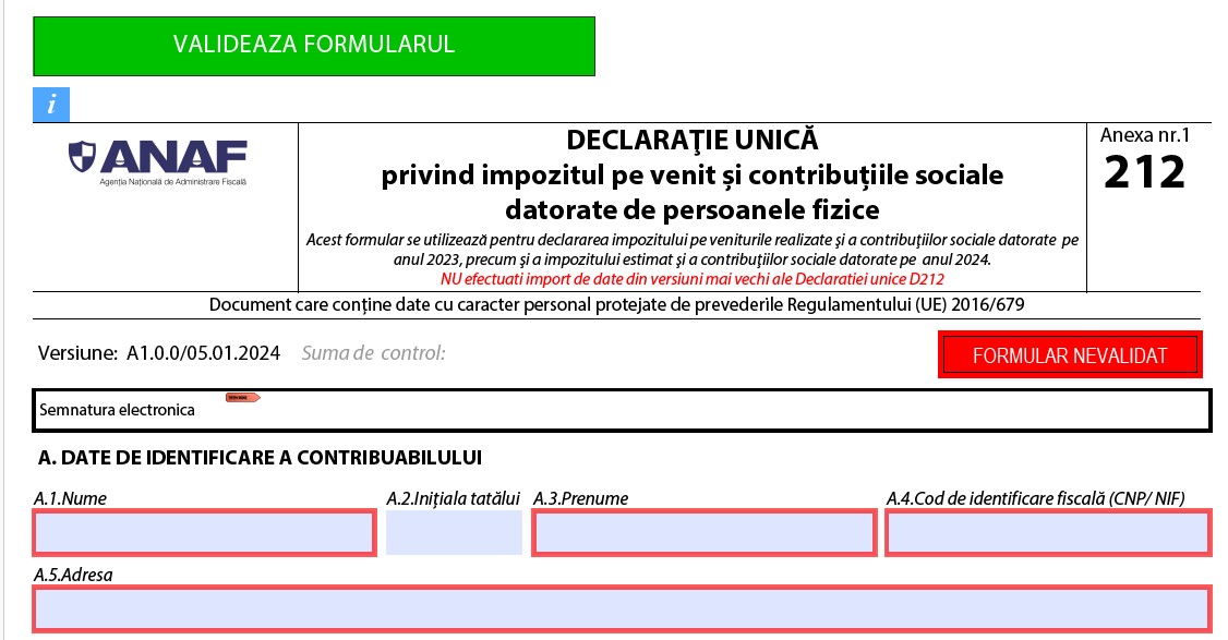 Declaraţie unică - ghid de completare pentru CAS datorată de două ori ...
