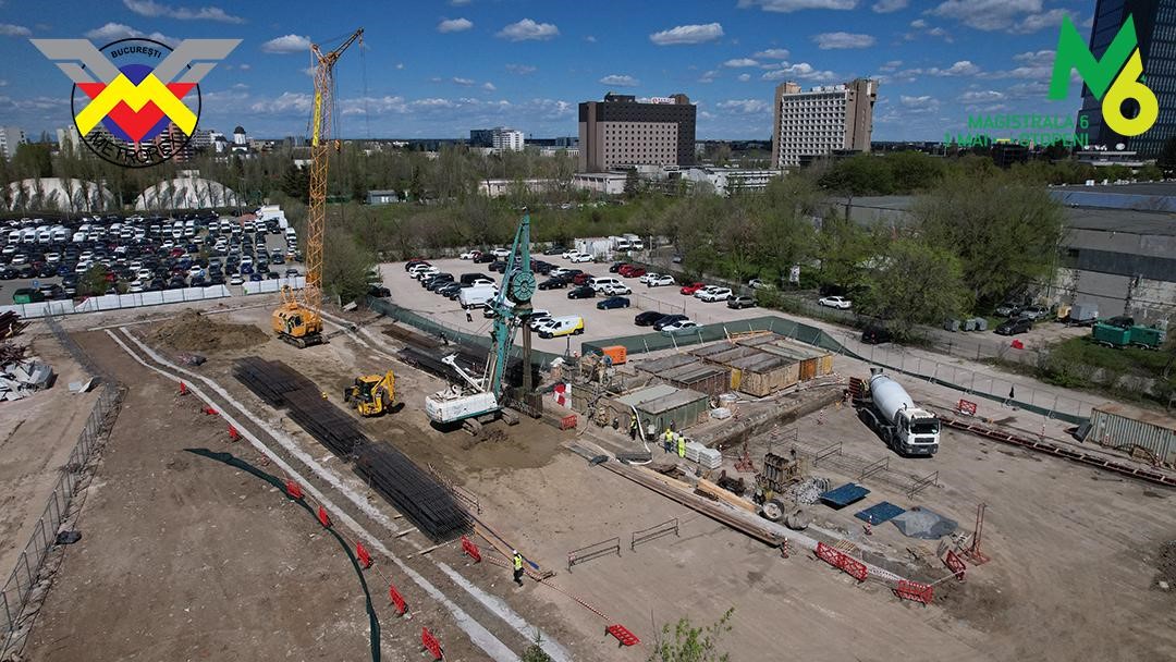 Magistrala 6 de metrou: A început execuția pereților mulați la ...