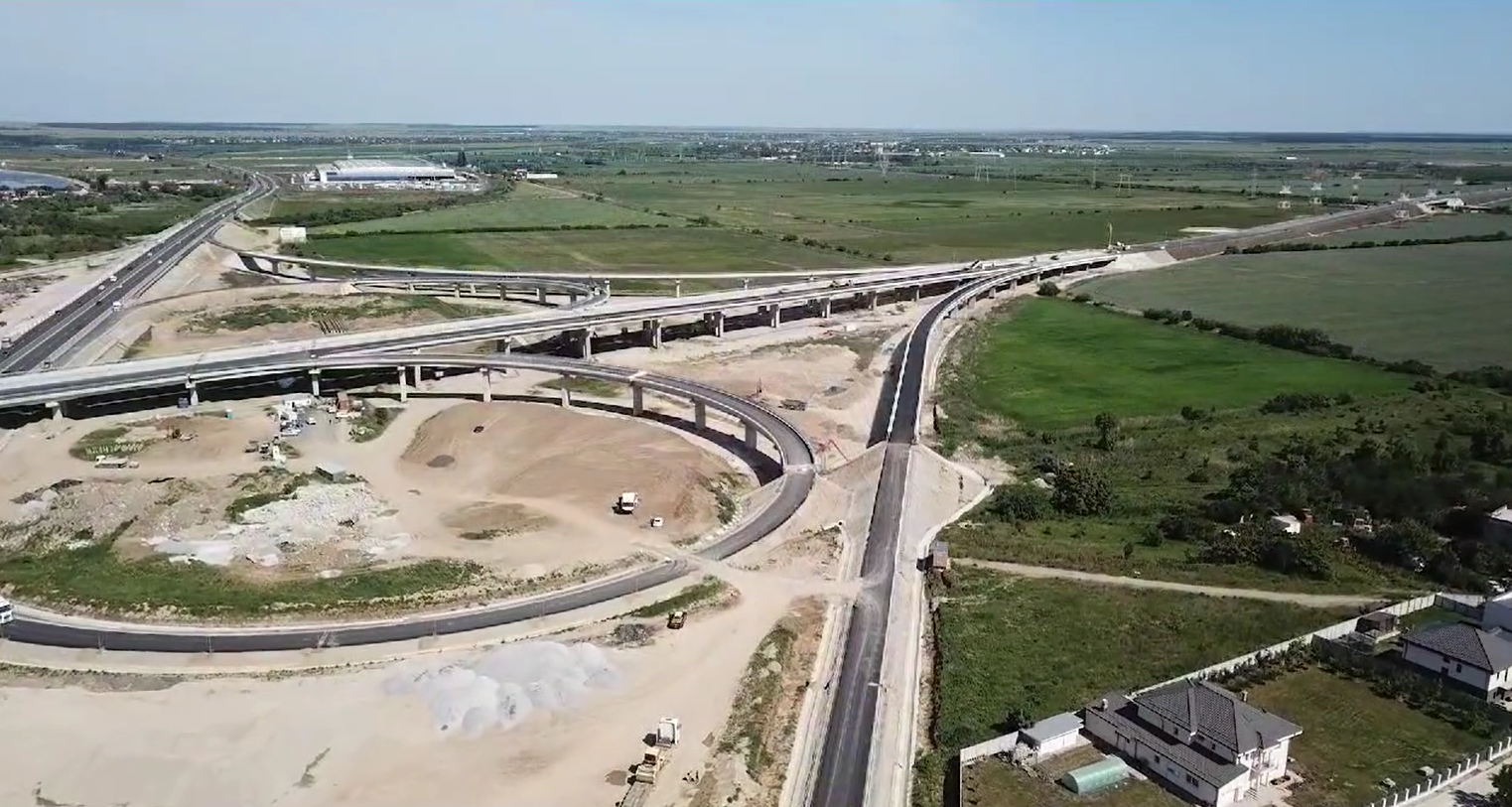 Autostrada Bucureștiului A0: Circulația prin nodul cu Autostrada Soarelui va fi deschisă până la ...