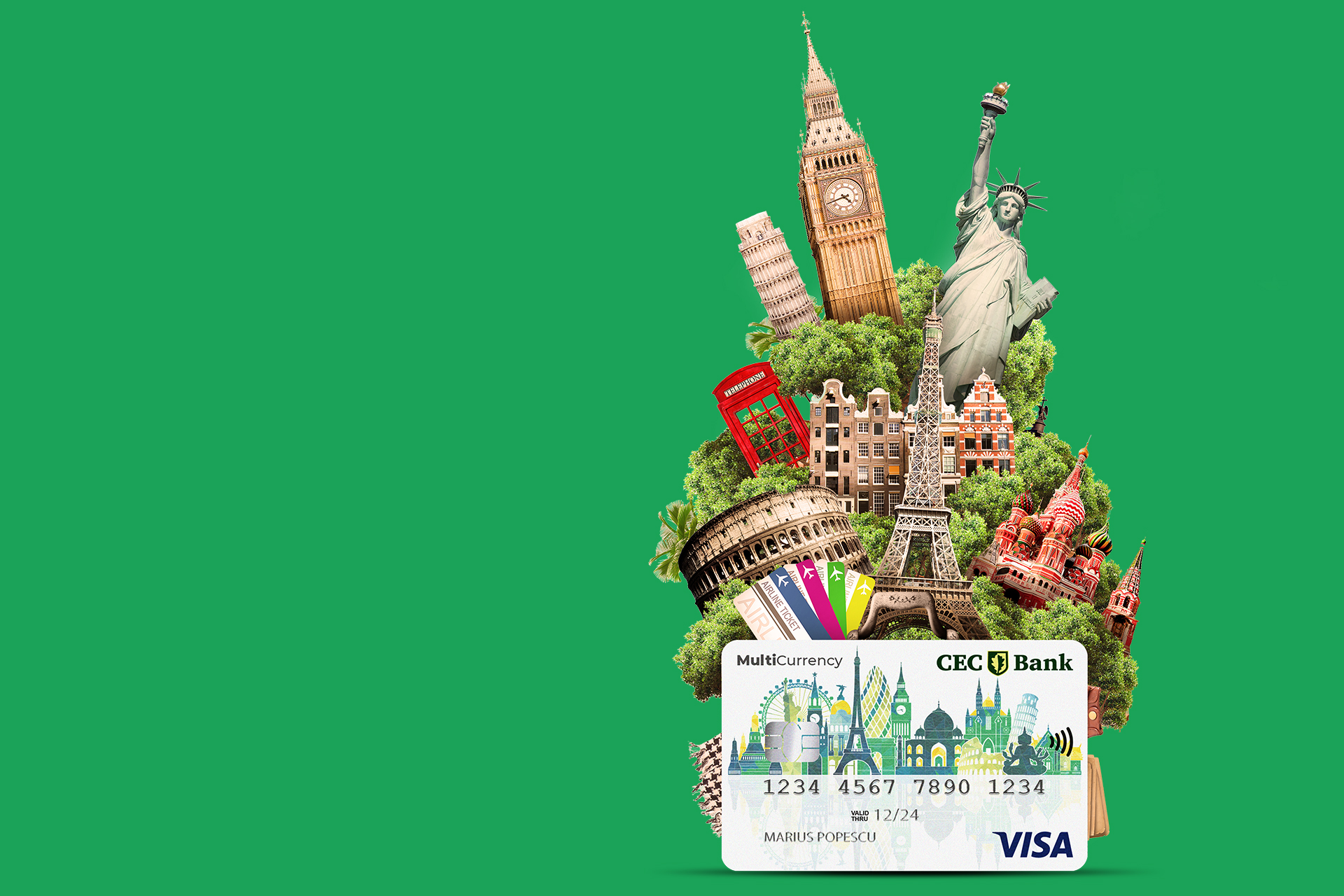 Un singur card cu zece valute atașate, la curs avantajos, prin Visa ...