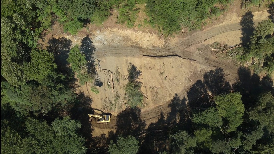 Defrișări Valea Oltului: Constructorul turc a finalizat drumul ...