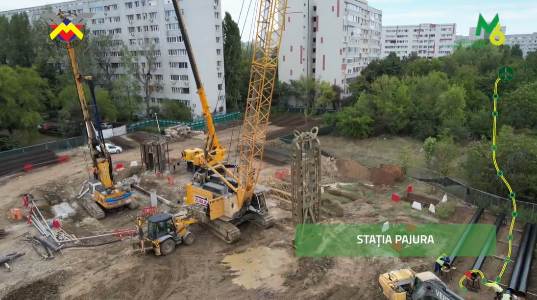 Magistrala 6 de metrou: Cum au evoluat lucrările la secțiunea sudică în ...