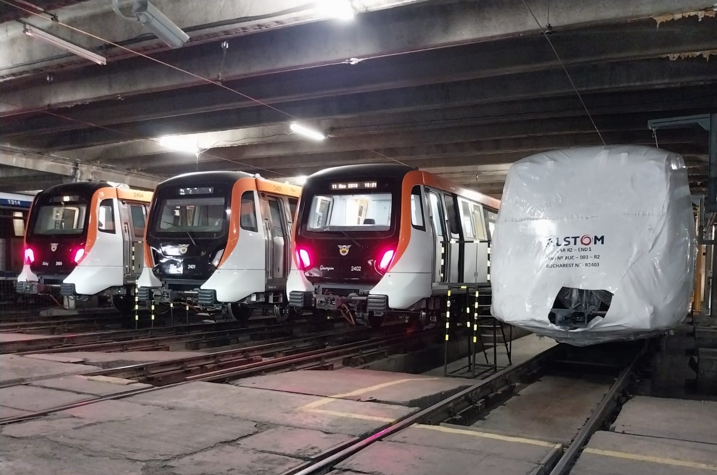 "Teleorman", al patrulea tren de metrou Alstom pentru Magistrala 5, a ...