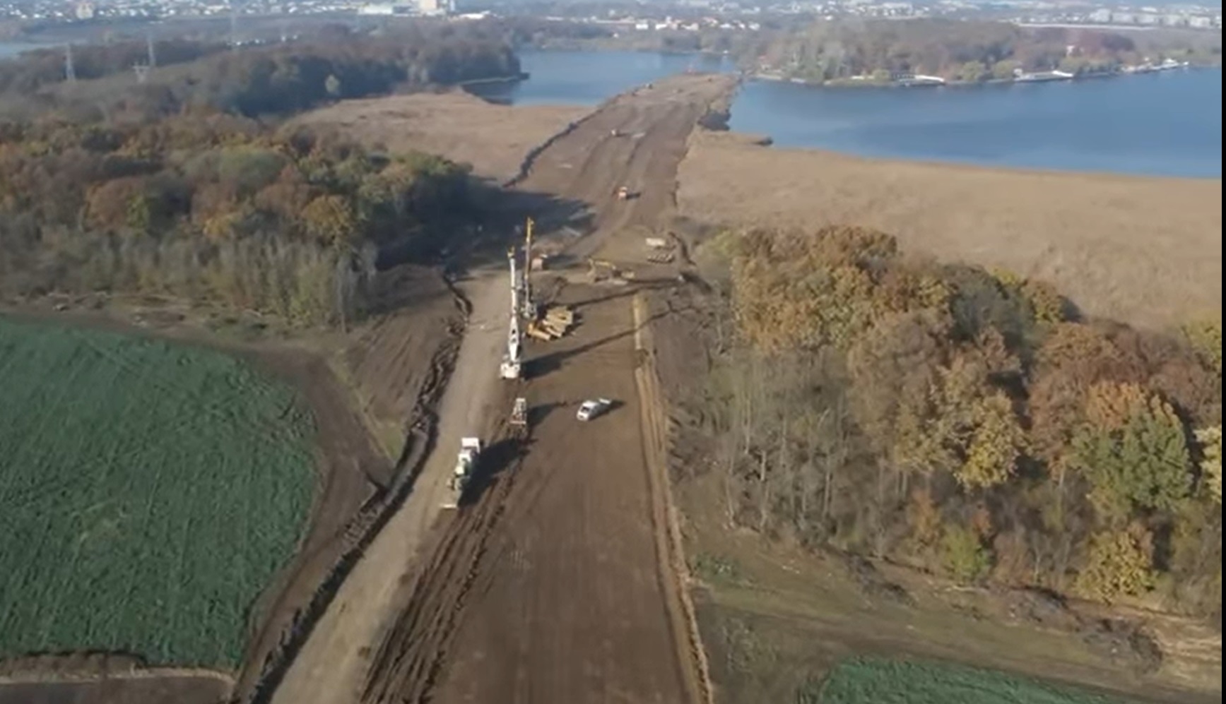 Autostrada Bucureștiului A0: UMB a realizat 27% din lucrările la cel mai dificil lot, cu podul ...