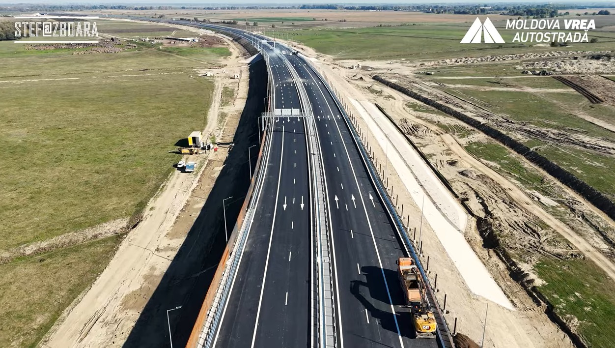 Autostrada Moldovei A7: Primii kilometri vor fi dați în trafic pe 7 noiembrie. Este vorba de ...