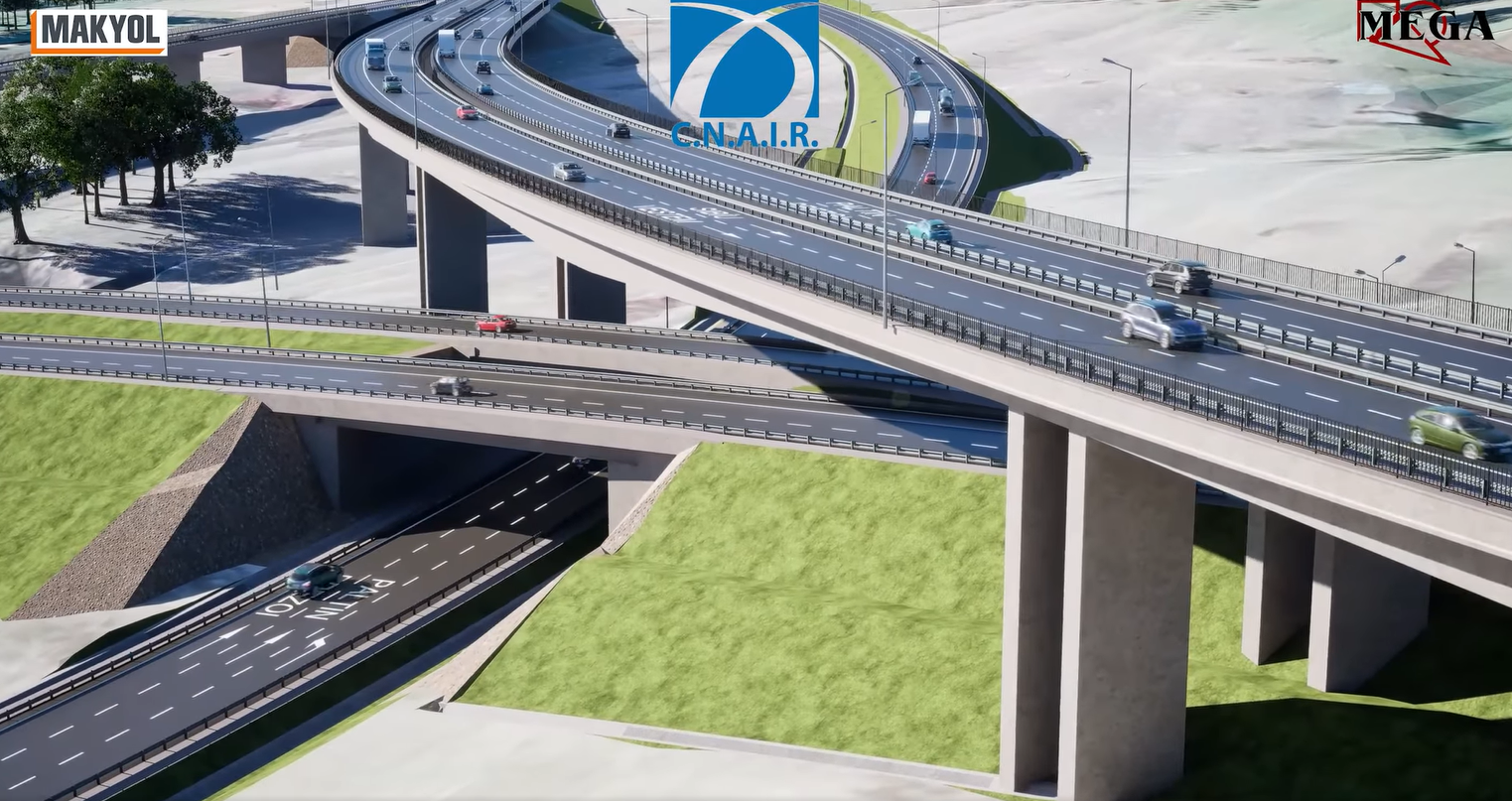 Autostrada A13 Sibiu - Făgăraș: Cum va arăta intersecția cu A1 de la Boița, cel mai complex nod ...