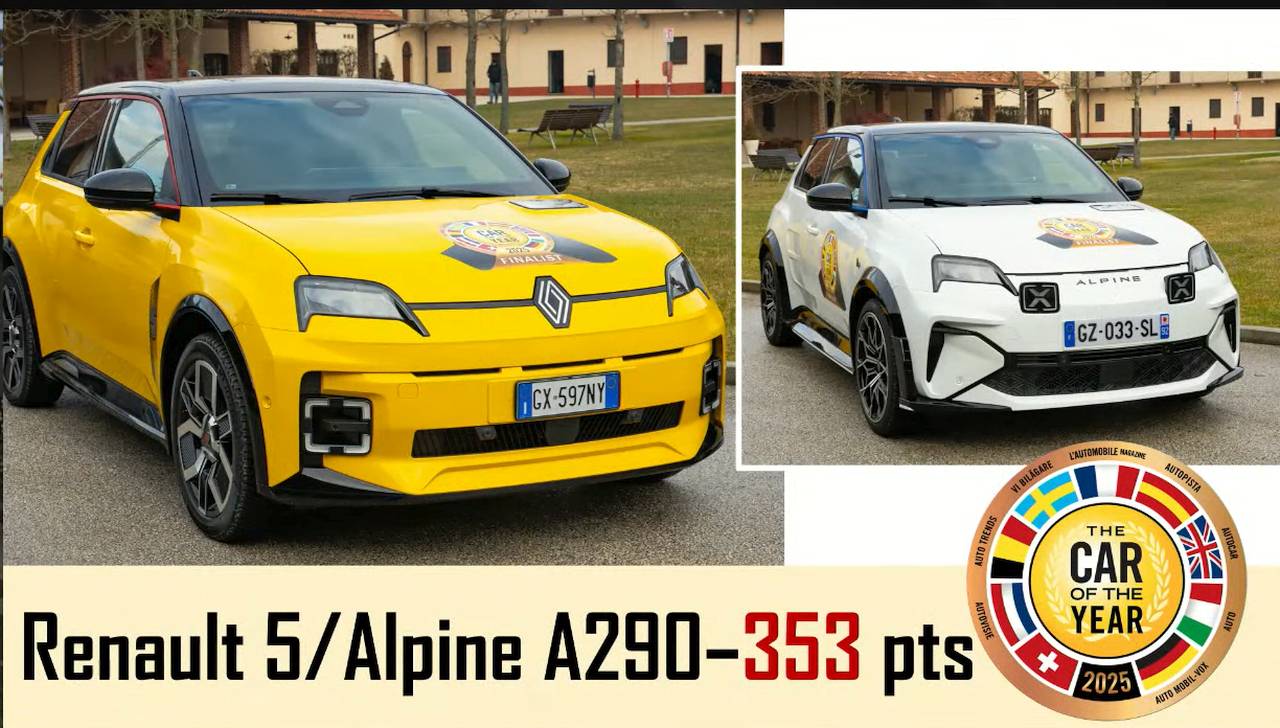 Renault 5 este Car of the Year 2025 în Europa. SUV-ul „made in Romania ...