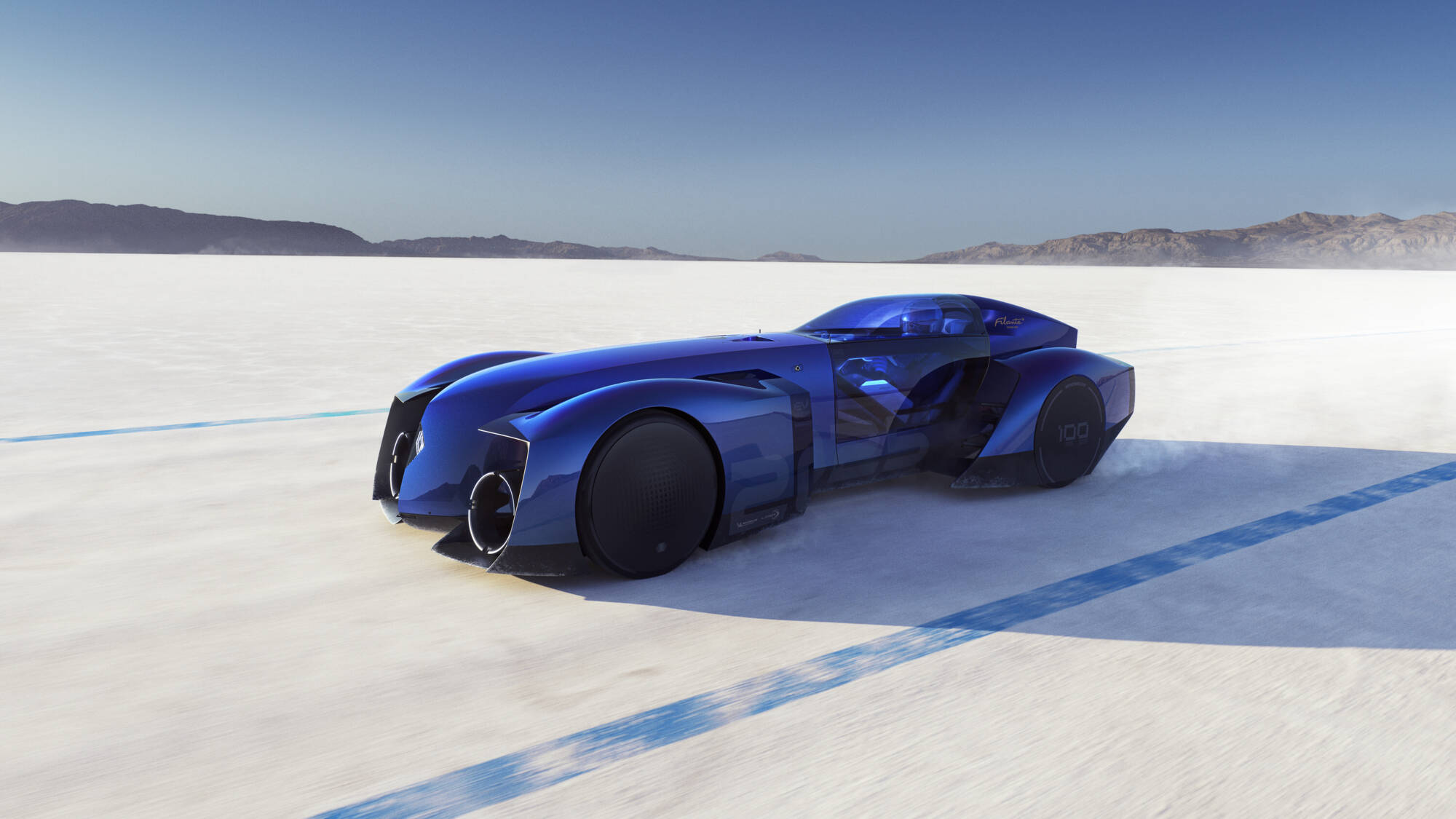 Renault Filante Record 2025, un concept-car electric dezvoltat pentru a ...