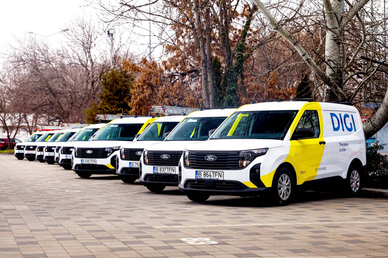 Ford România a livrat cea mai mare flotă de mașini Transit Courier de ...