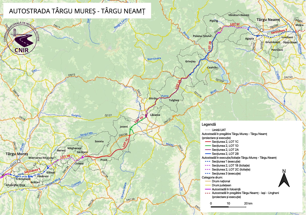 Autostrada Unirii A8: CNIR a primit 9 oferte pentru supervizarea lucrărilor la lotul Pipirig ...