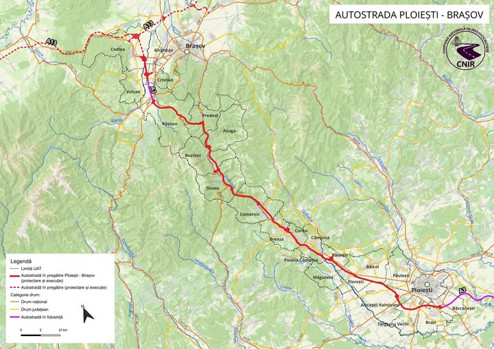 Autostrada Ploiești - Brașov: CNIR a preluat oficial contractul pentru ...