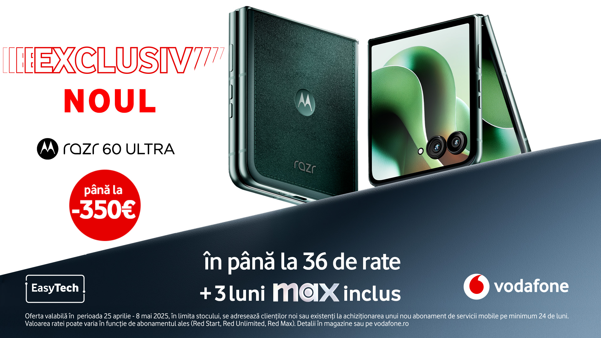 Telefoanele Motorola Razr 60 Ultra și Edge 60 Pro, lansate în România exclusiv cu oferta ...