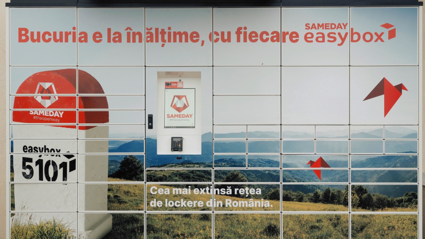 Sameday depășește pragul de 5.100 easybox-uri și înregistrează 160 milioane de colete livrate în ...