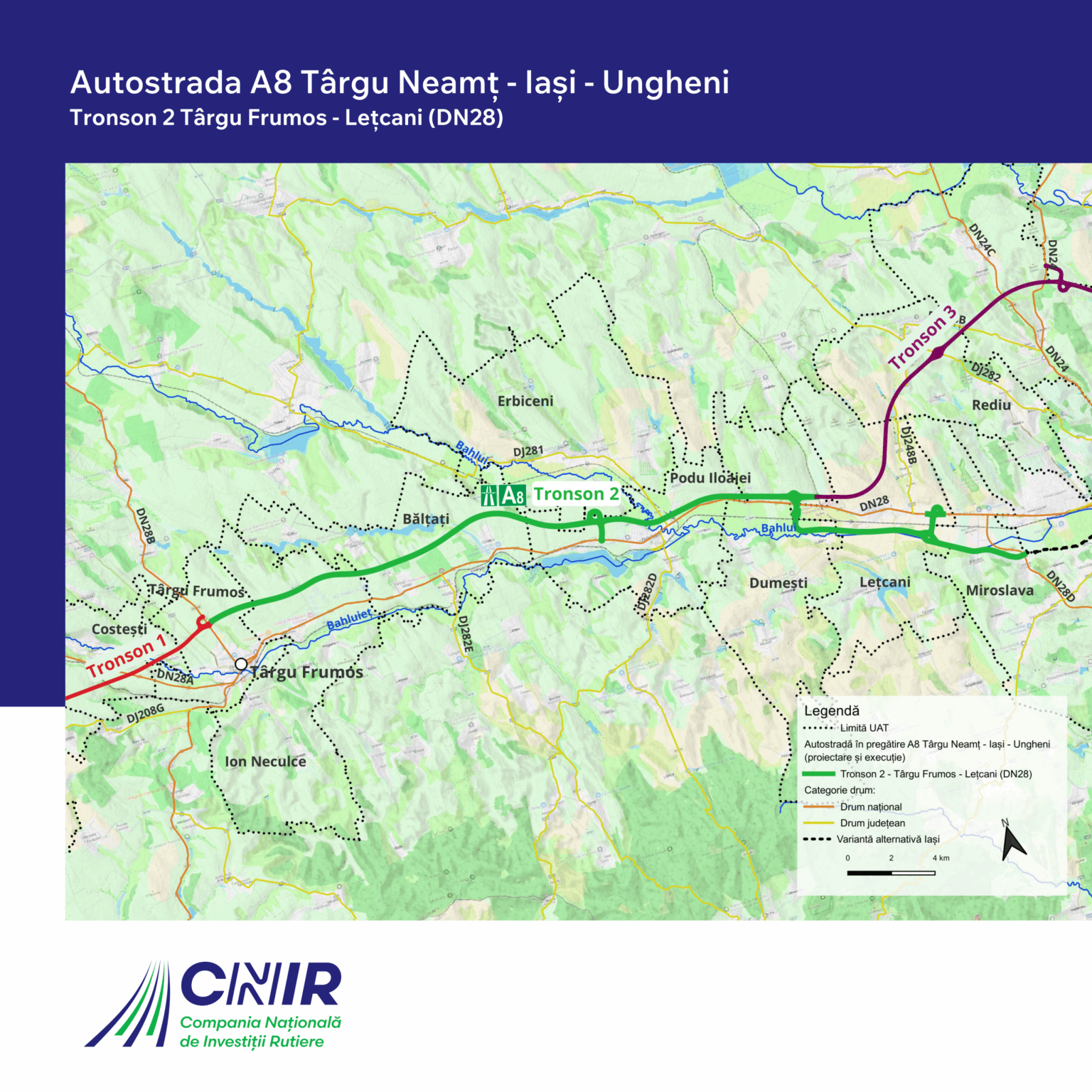 Autostrada Unirii A8: Ofertele pentru tronsonul 2 Târgu Frumos ...