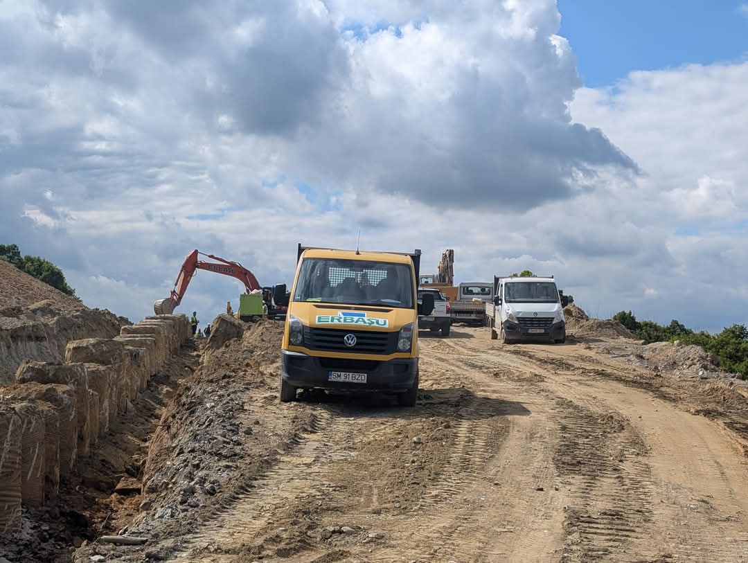 Autostrada A3 Transilvania: Construcții Erbaşu a ajuns la un progres de 8,75% pe lotul Suplacu ...