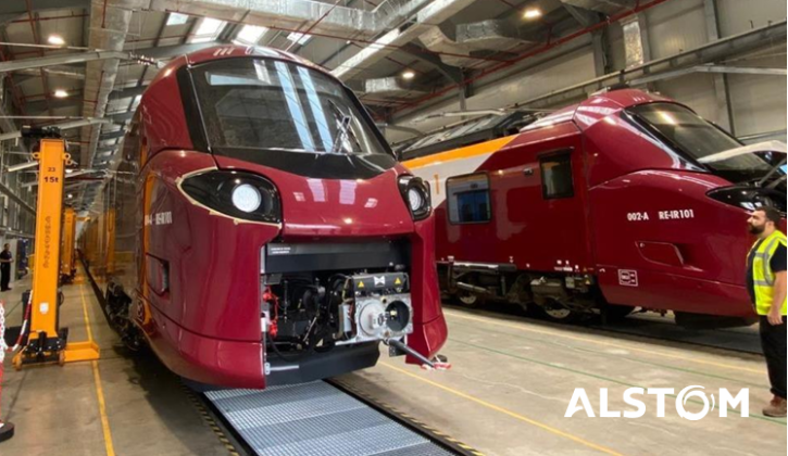 FOTO Alstom anunță că încă un tren Coradia Stream a ajuns în depoul ...