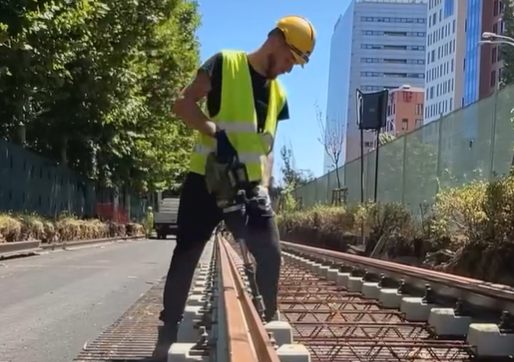 Lucrările de reabilitare a liniei de tramvai de pe Bd. Expoziției și ...
