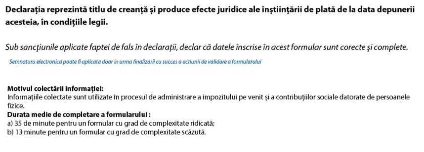 Model de completare a declaraţiei unice ca să asiguraţi la sănătate cu ...