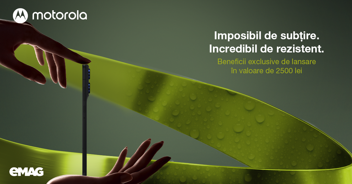 Motorola lansează în exclusivitate la eMAG noul smartphone ultra ...