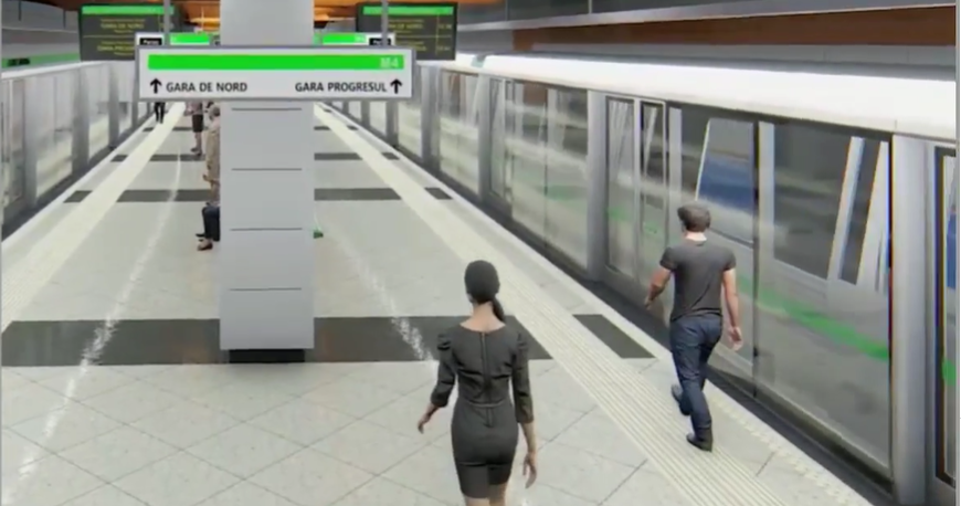 VIDEO Debut oficial pentru o nouă linie de metrou în București ...