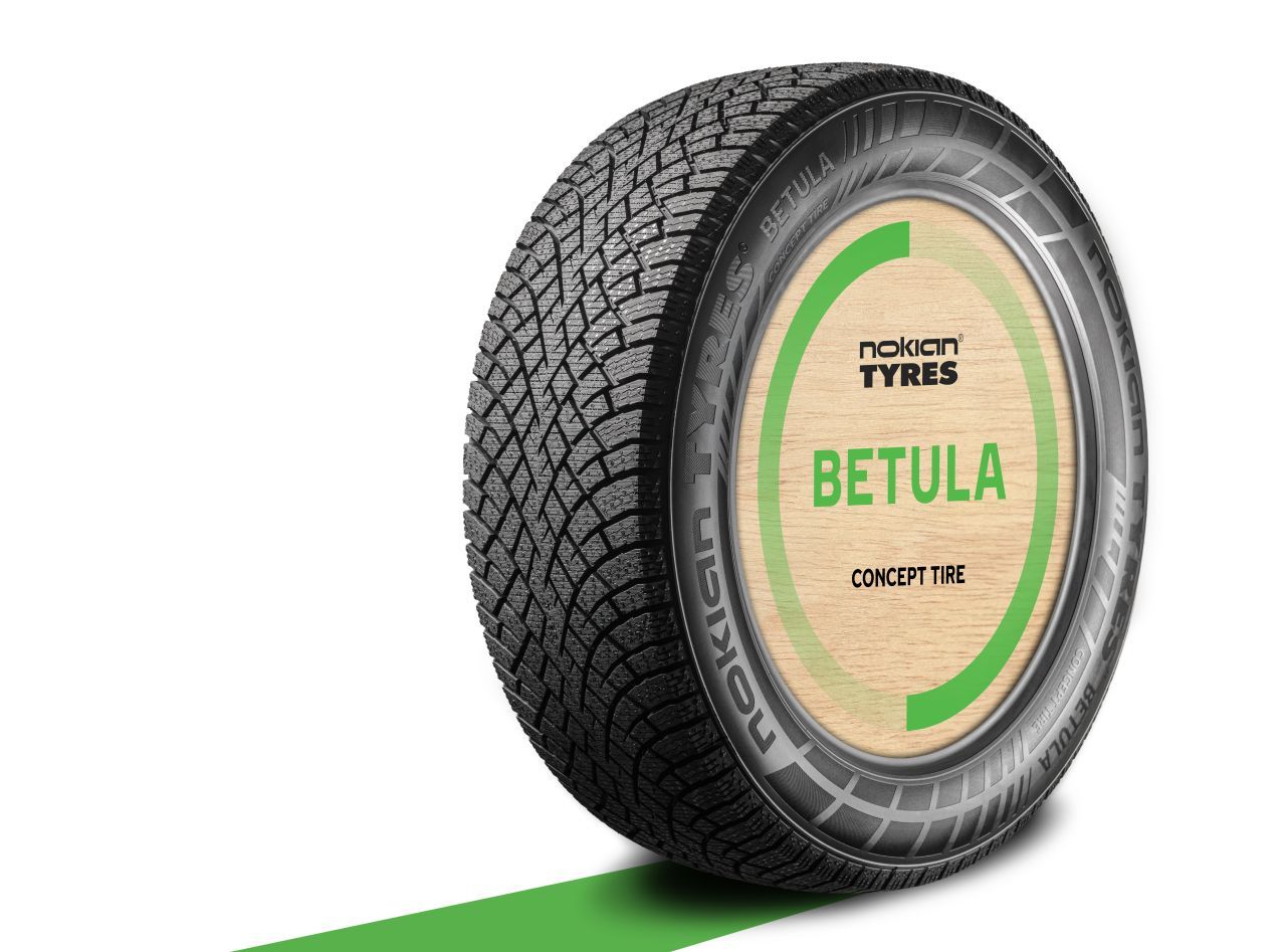 Nokian Tyres a prezentat anvelopa-concept Betula, care conține coajă de ...