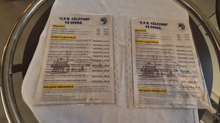 VIDEO Cum mai arată o călătorie cu trenul la vagonul - restaurant al ...